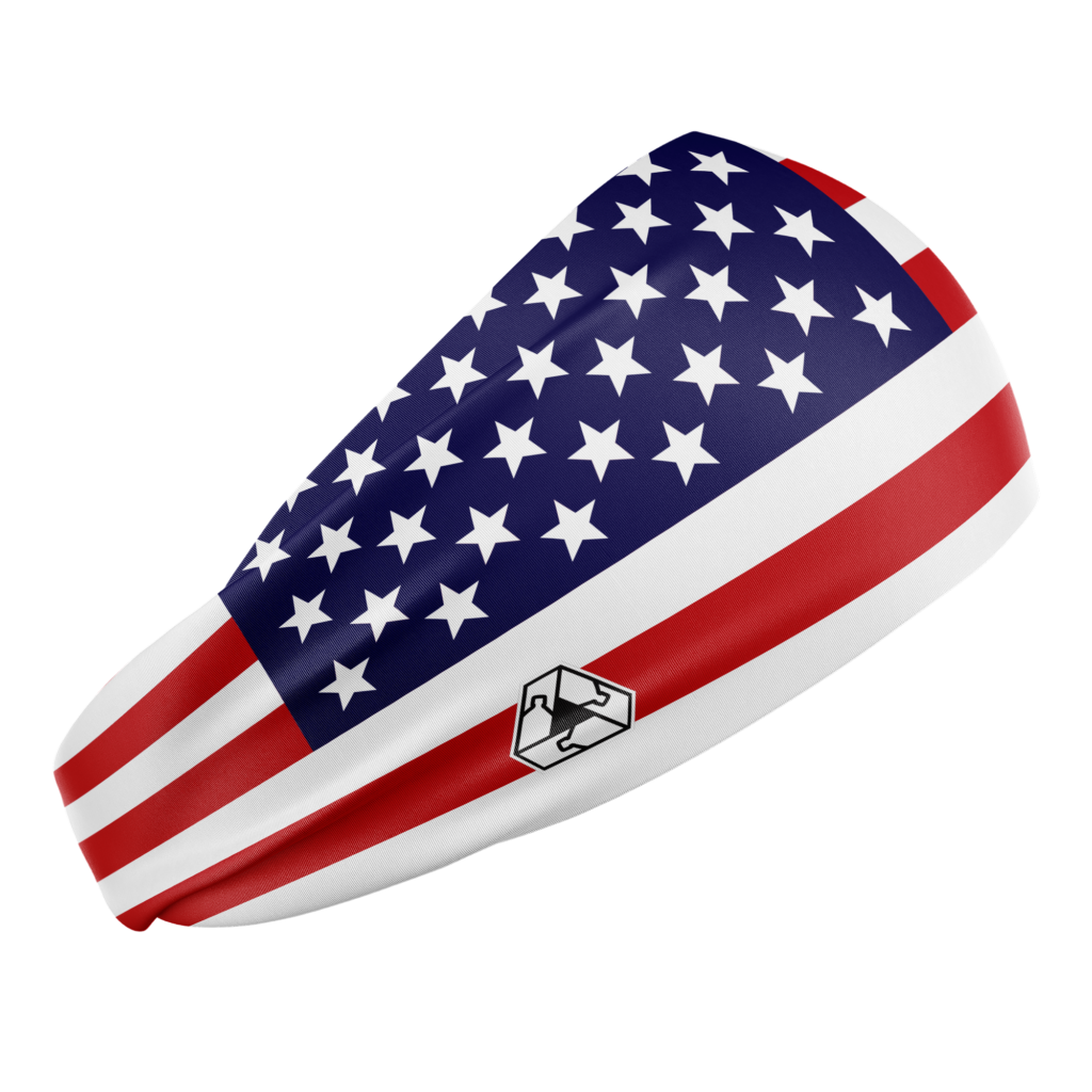 'American Classic' American Flag Headband | Recycled And Eco-Friendly ...